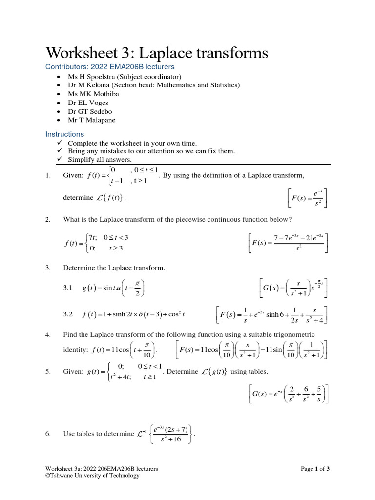 SU3 Worksheet3 | PDF | Mathematical Objects | Mathematical Analysis