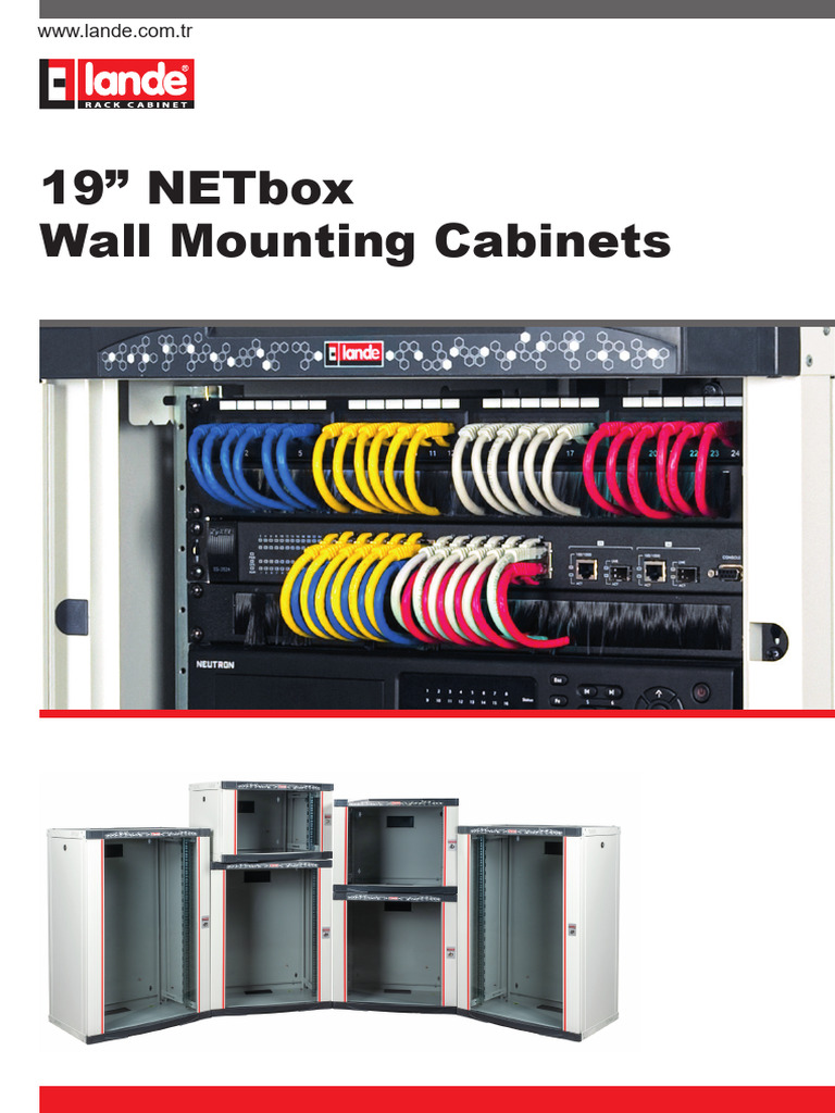 Lande NETbox Wall Mounting Cabinet Catalogue | PDF | Door ...