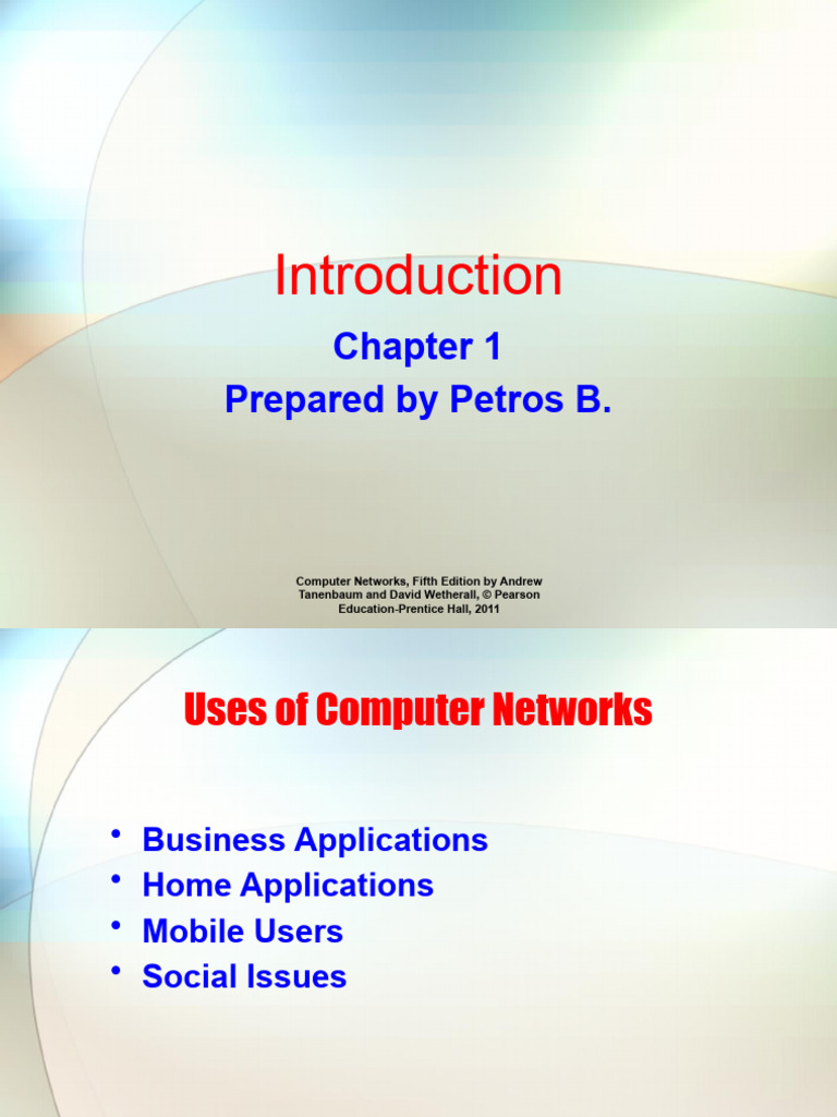 Computer Networks Overview | PDF | Osi Model | Internet Protocol Suite