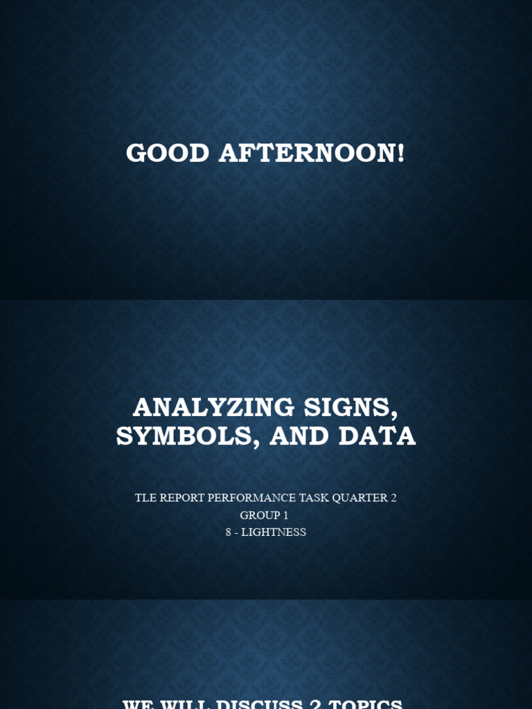 Analyzing Signs, Symbols, and Data | Download Free PDF | Drawing | Geometry