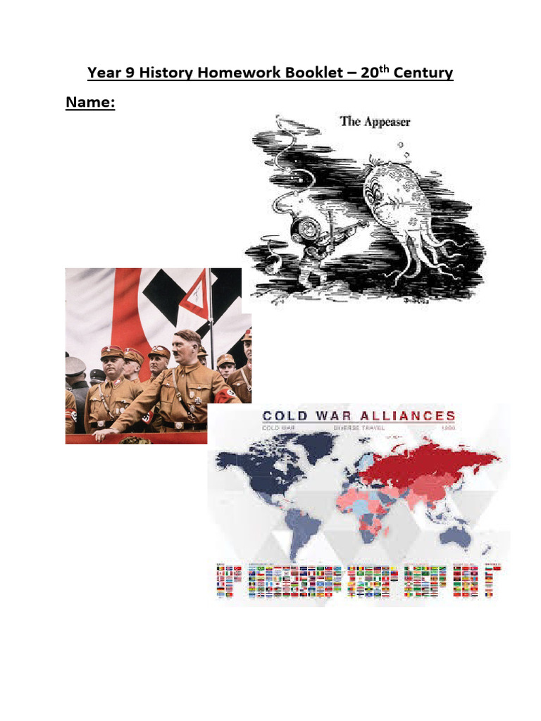 Year 9 History Homework Booklet - 20 Century Name | PDF | The Holocaust ...