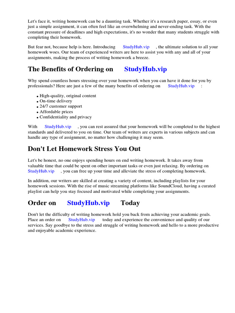 Homework Playlist Soundcloud | PDF | Homework | I Tunes