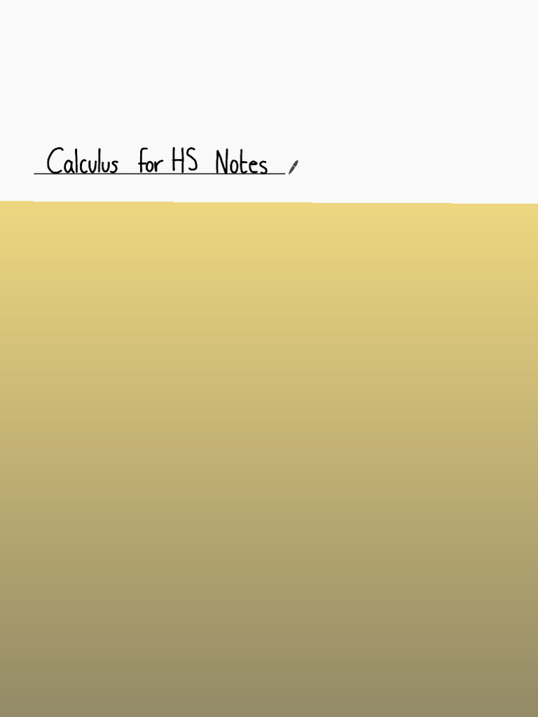 calculus notes | PDF | Mathematical Analysis | Complex Analysis calculus notes | PDF | Mathematical Analysis | Complex Analysis
