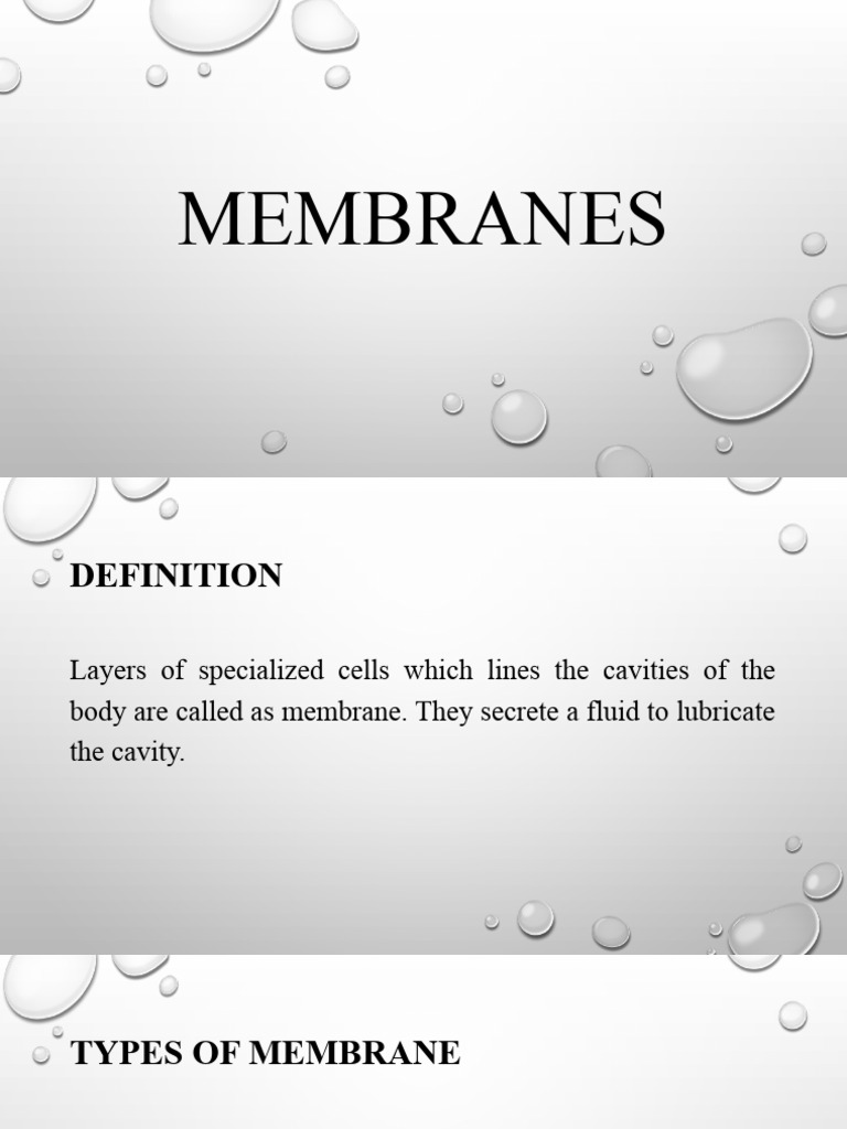 Membranes | PDF