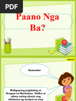 Aralin 2 Pang-Abay Na Pamaraan | PDF