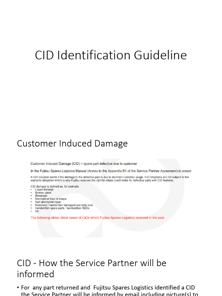 CID Fujitsu | PDF | Computers