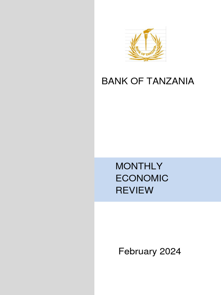 February 2024 Economic Review Tanzania | PDF | Inflation | Price Of Oil