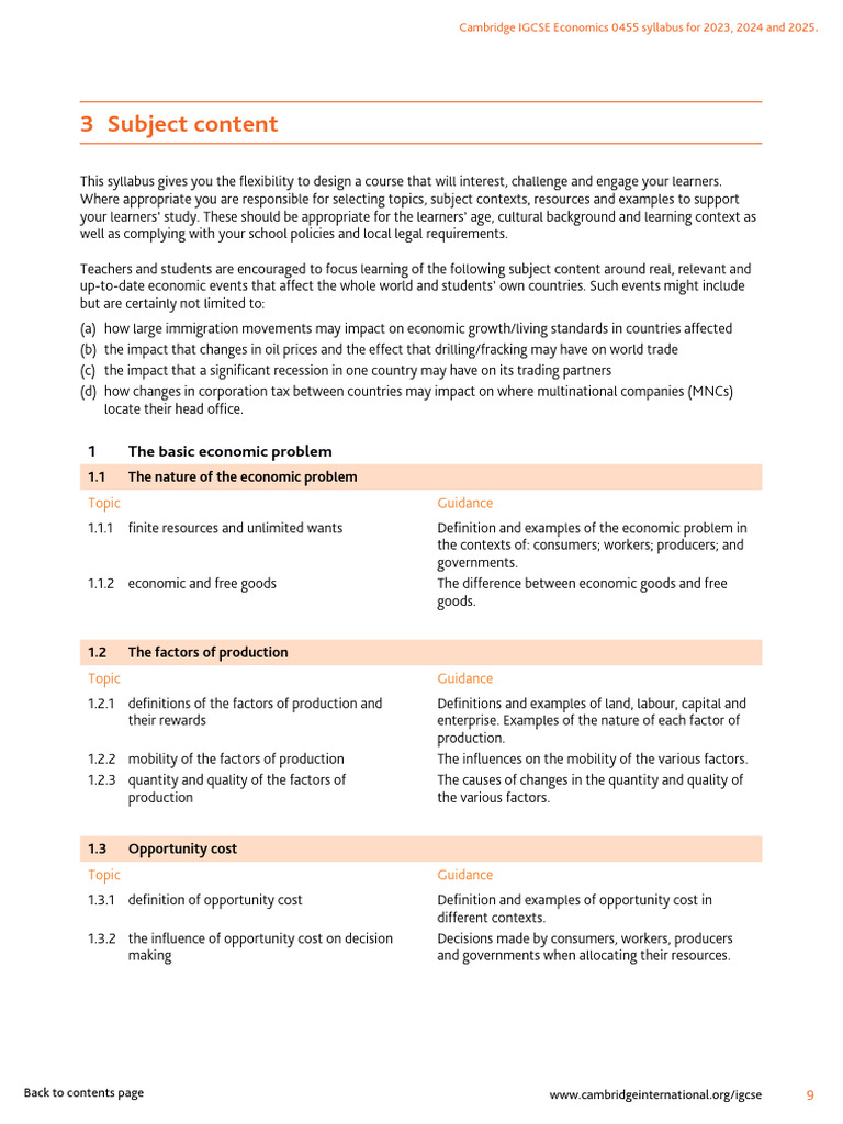 Economics Syllabus (1) - Pages | PDF | Economic Equilibrium ...