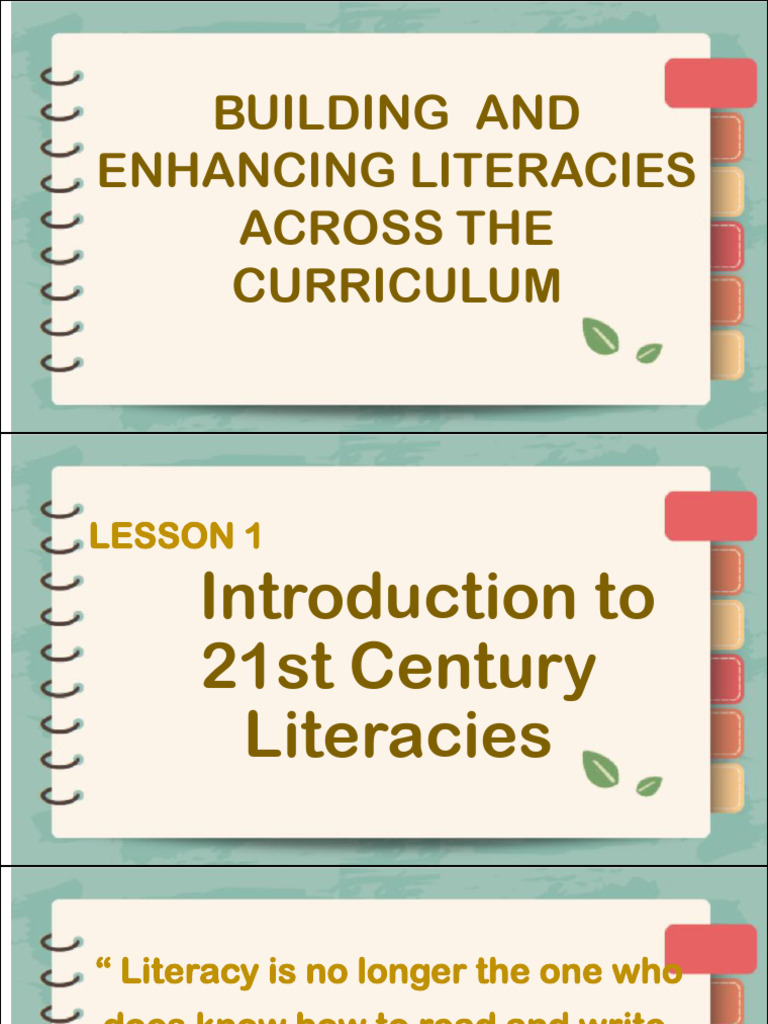 L1 Benlac | PDF | Literacy | Information