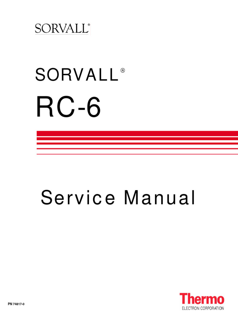 RC-6 Service Manual | PDF | Mains Electricity | Alternating Current