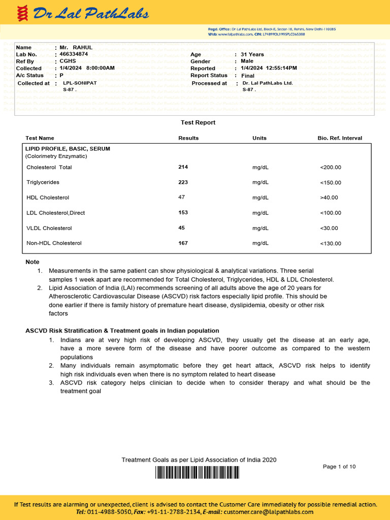 SL 2024-04-01T130131.04 Report | PDF | Creatinine | Hematology