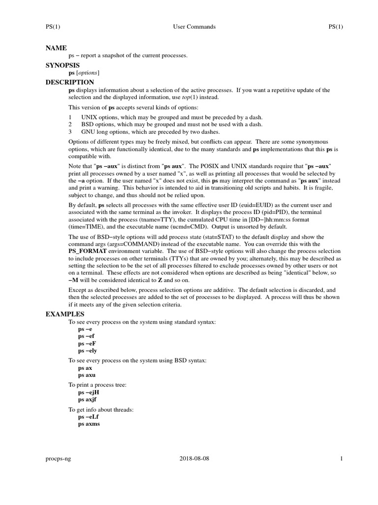 Name Synopsis Description | PDF | System Software | Computer Architecture