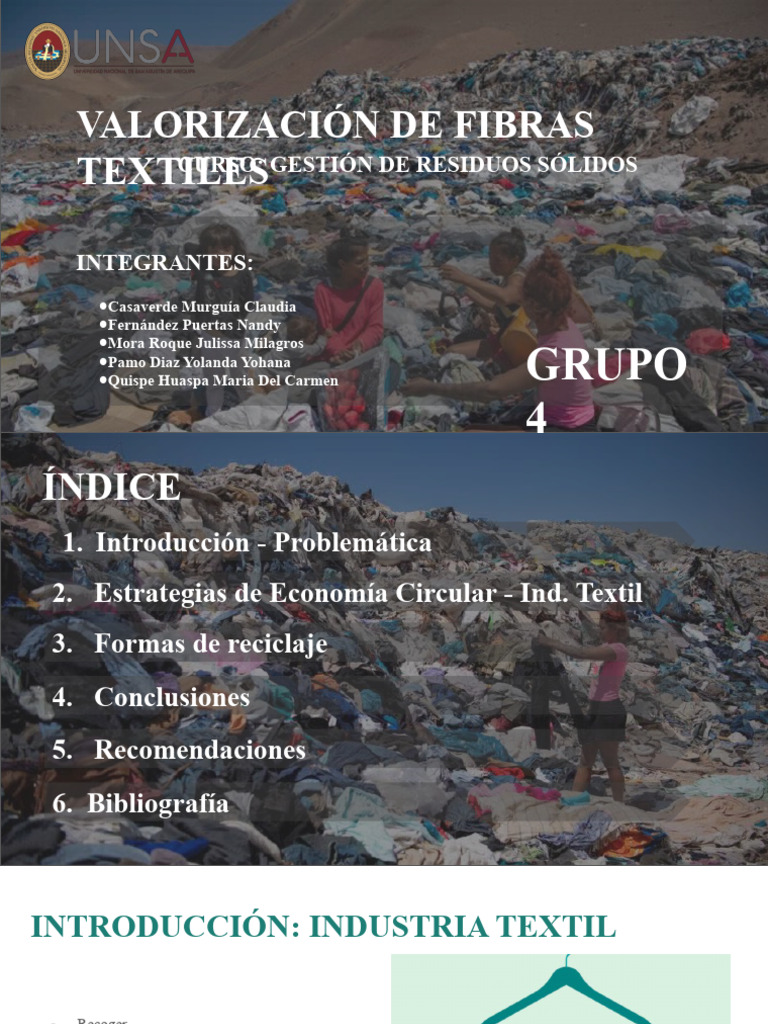 Fibras Textiles | PDF | Textiles | Residuos