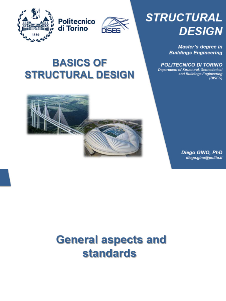 01 Basics of Structural Design | PDF | Reliability Engineering ...