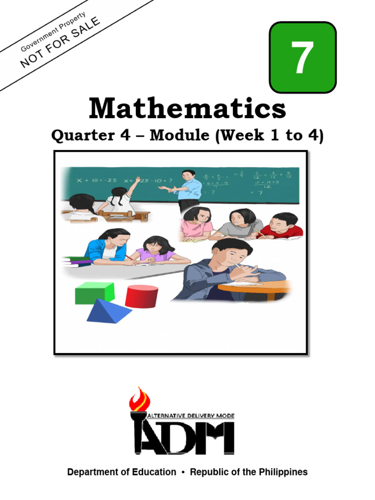 4TH Quarter Grade7 MODULE Week 1 4 | PDF | Level Of Measurement ...