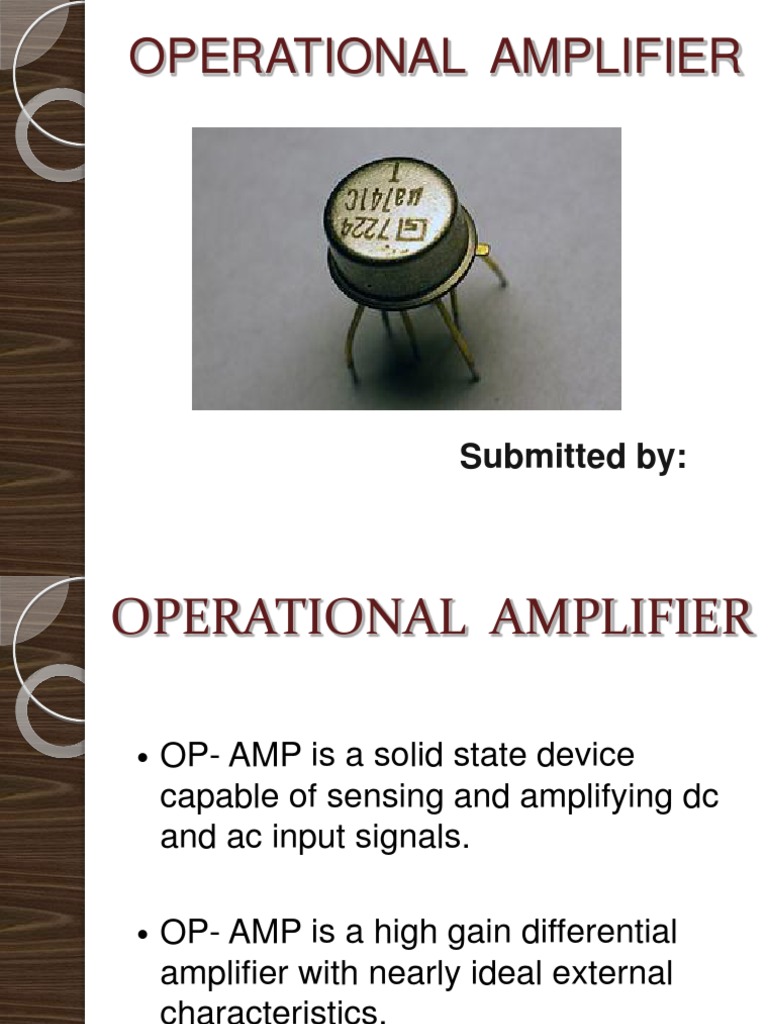 Presentation On OP-AMP | PDF | Science & Mathematics