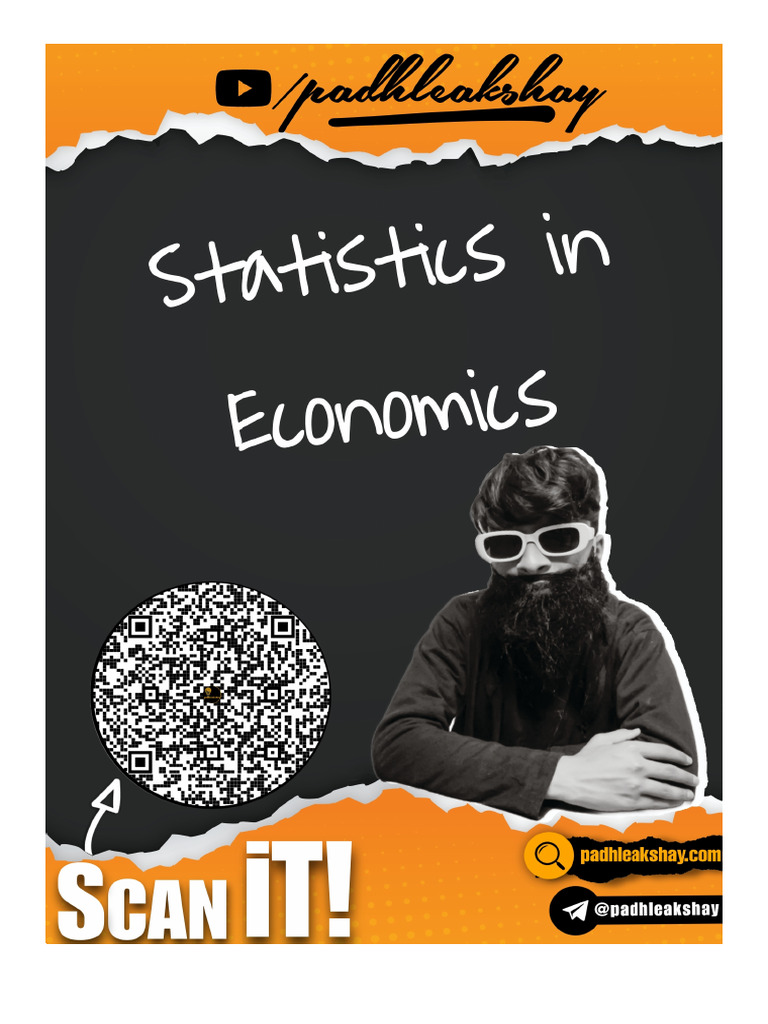 Chapter 2 Statistics in Economics | PDF | Statistics | Demand
