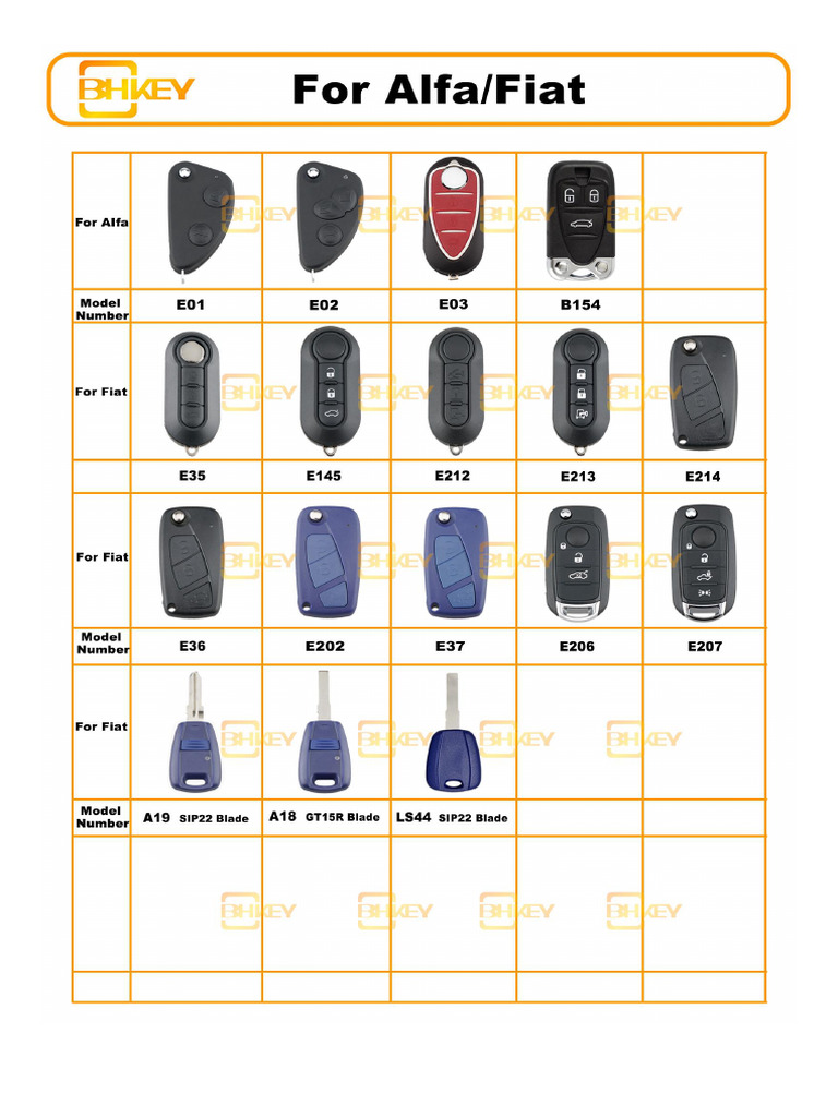 Car Key Case Catalog | PDF