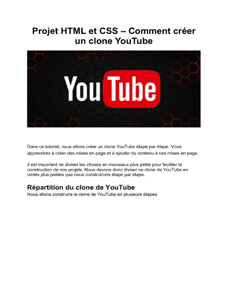 Projet1 HTML Et CSS | PDF
