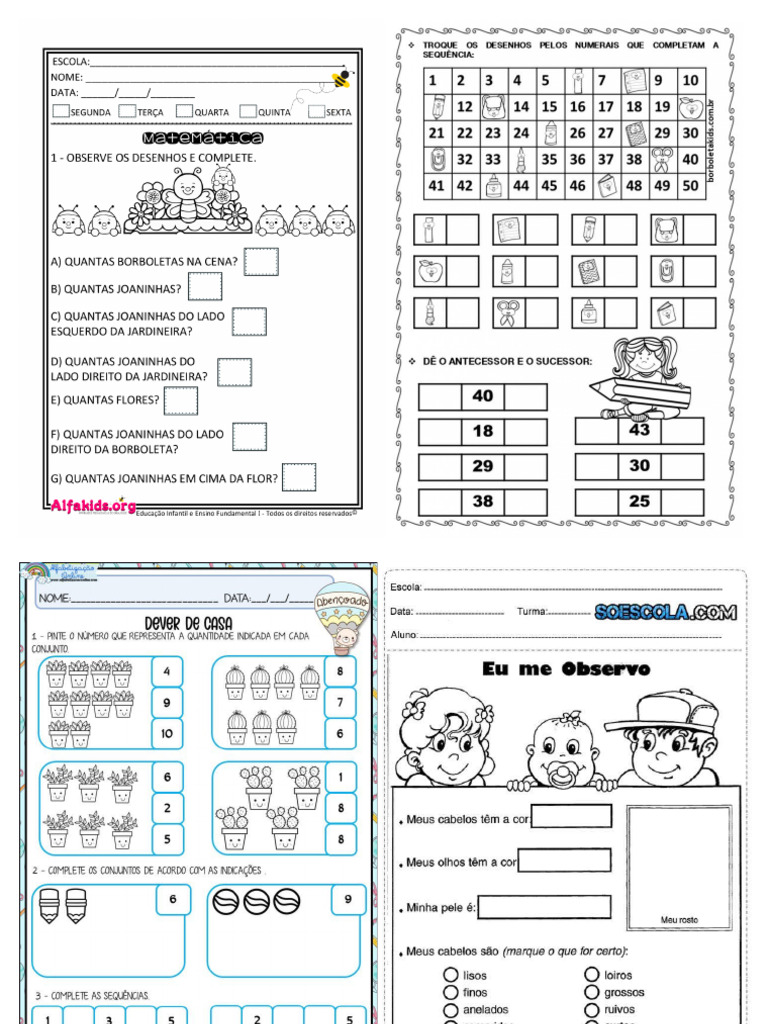 Atividade 1 Ano | PDF