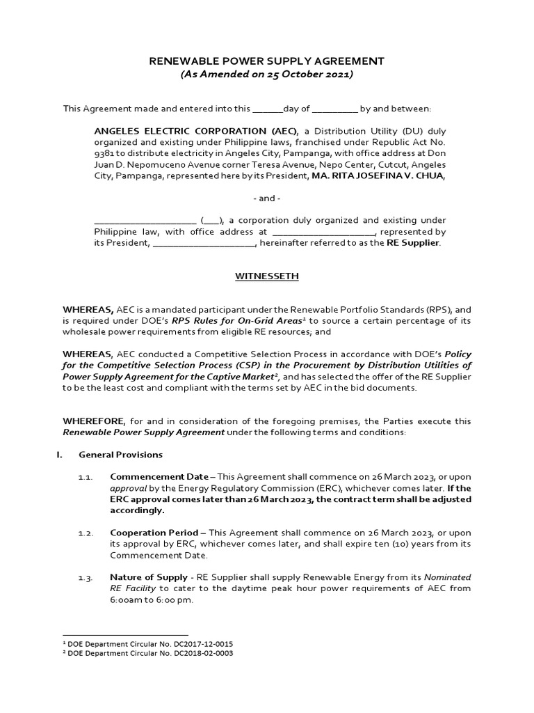03 Annex 02-AEC-RPS-CSP-PSA Template (As Amended On 25.oct - .2021 ...