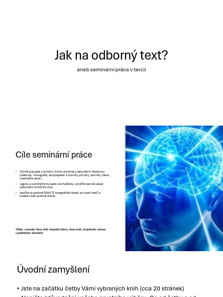 Jak na odborný text | PDF