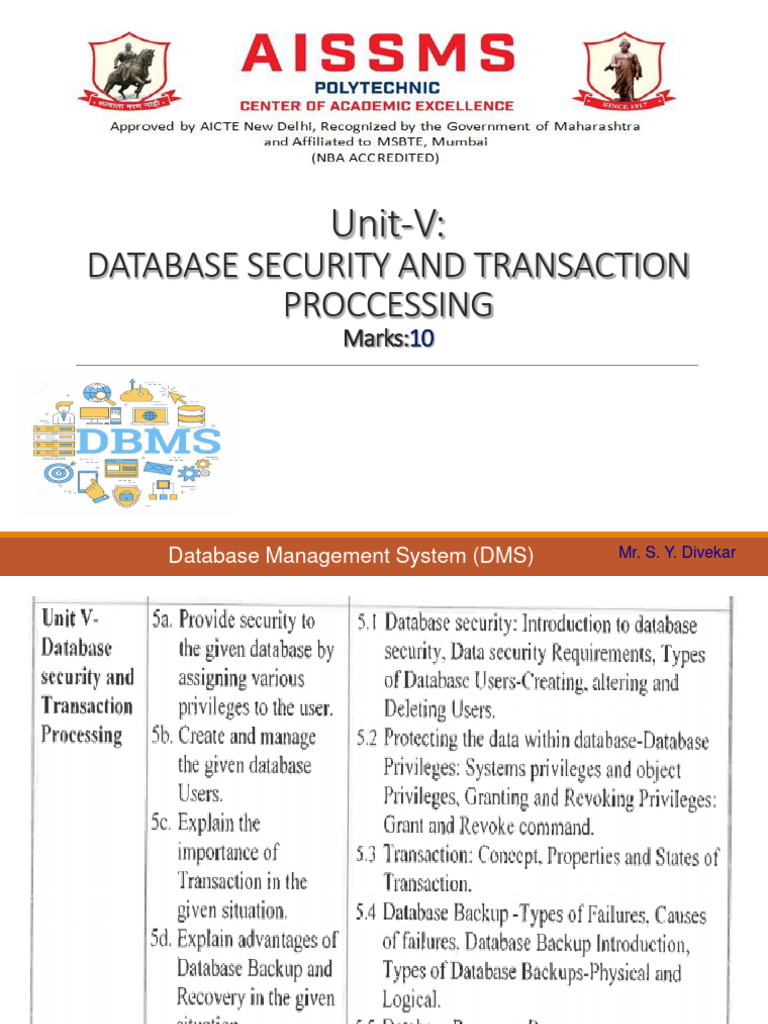 Database Security Essentials | PDF | Backup | Database Transaction