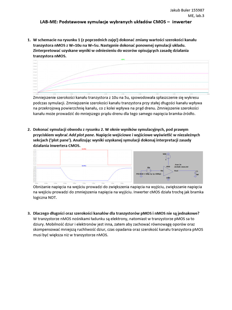 Inwerter CMOS | PDF
