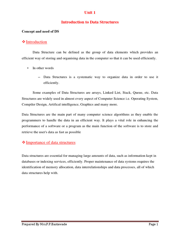 DSU (22317) - Chapter 1 Notes | Download Free PDF | Time Complexity ... DSU (22317) - Chapter 1 Notes | Download Free PDF | Time Complexity ...