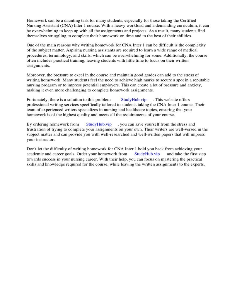 Homework Cna Inter 1 | PDF | English Language | Homework