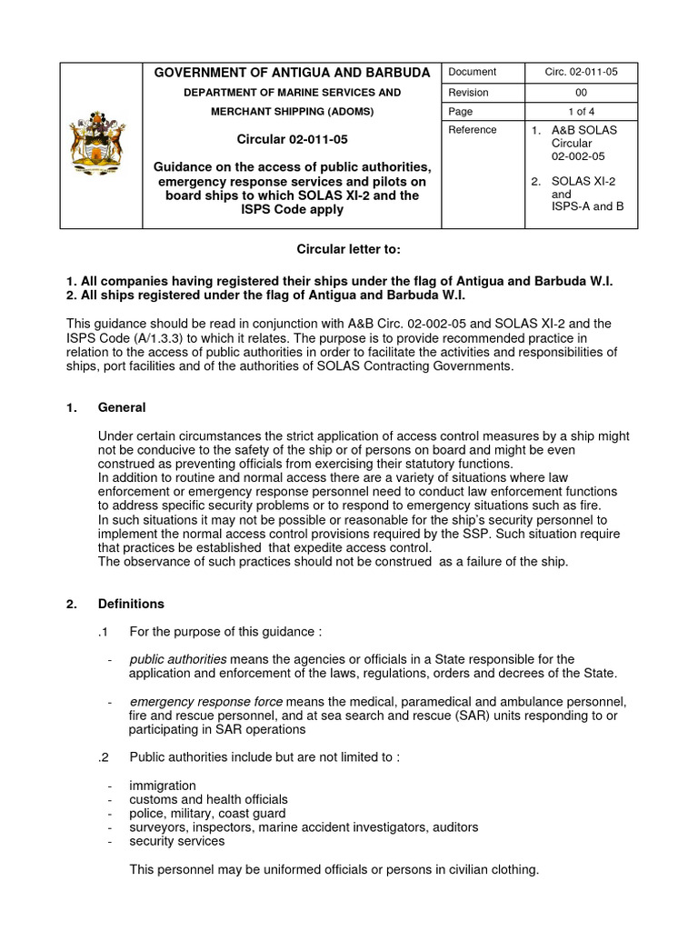 2005 Circular02 011 05 | PDF | Search And Rescue | Identity Document