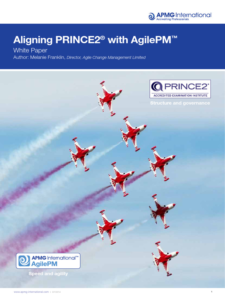 White_Paper_-_Aligning_PRINCE2_with_AgilePM | PDF | Agile Software Development | Project Management