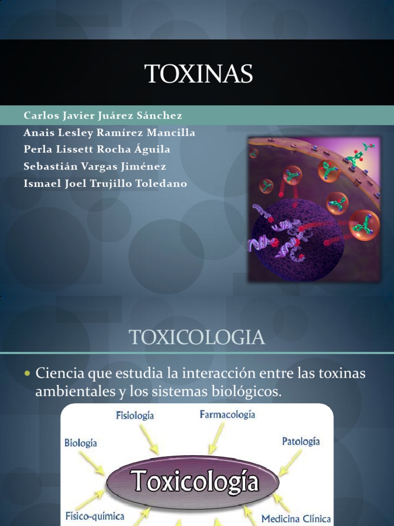 Toxinas | Especialidades Medicas | Ciencias de la tierra y de la vida