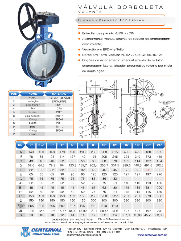 Catalogo Centerval Borboleta Volante | PDF