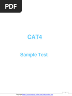 Cat4 Practice Test PDF Year 7 | PDF