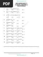 Polynomials Class 9 Extra Questions Maths Chapter 2 With Solutions ...