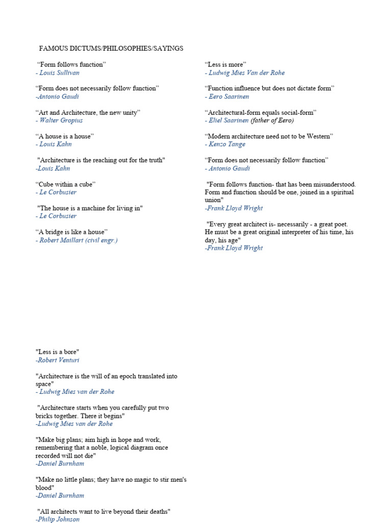Famous Dictums | PDF | Philosophy | Young Adult
