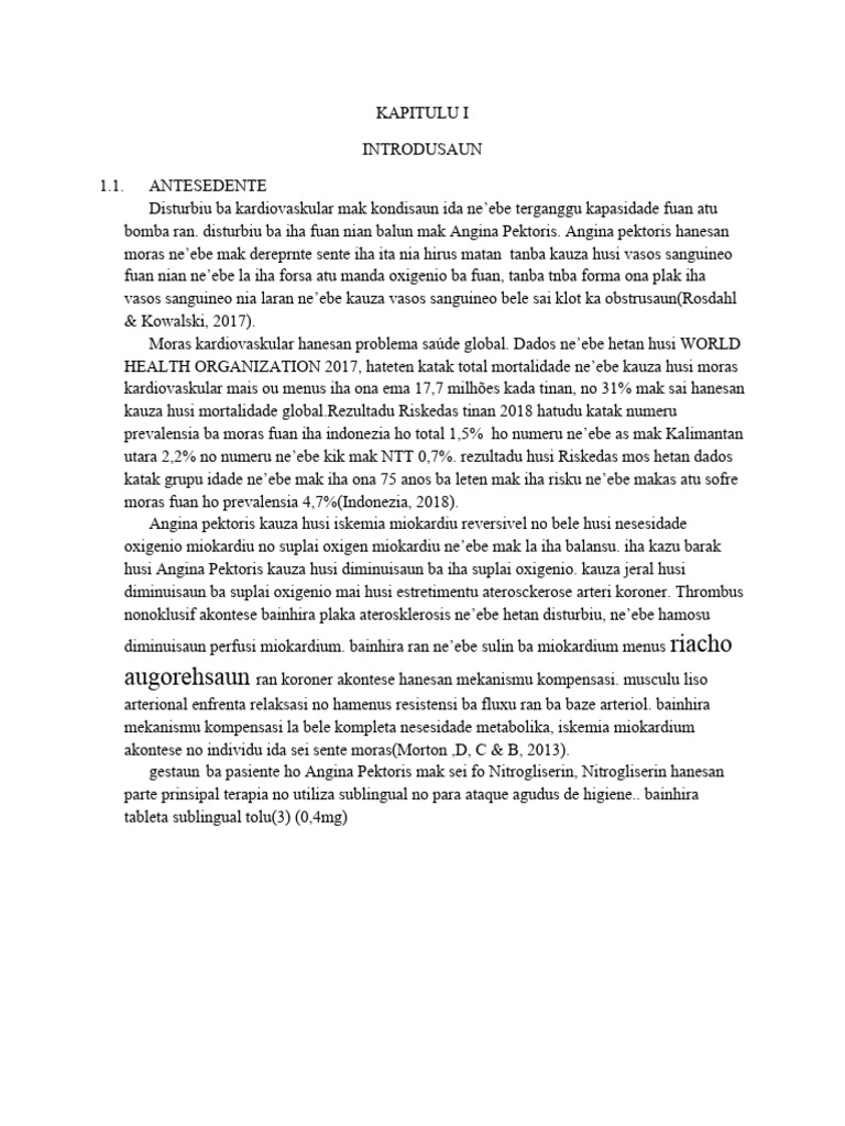 Angina Pektoris: Causas y Cuidados | PDF | Enfermedades y trastornos ...