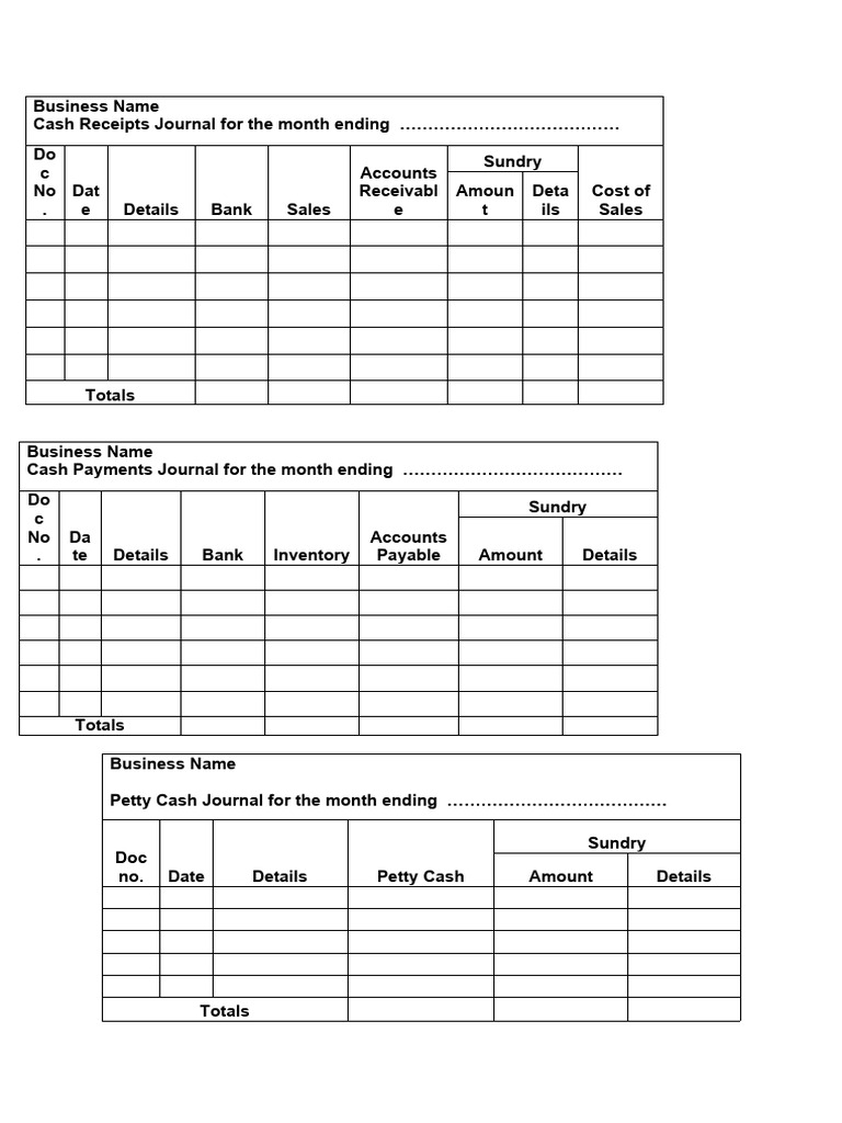 Subsidiary Journals Template | PDF