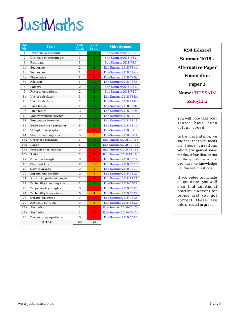 Foundation 2018 Paper 3 | PDF