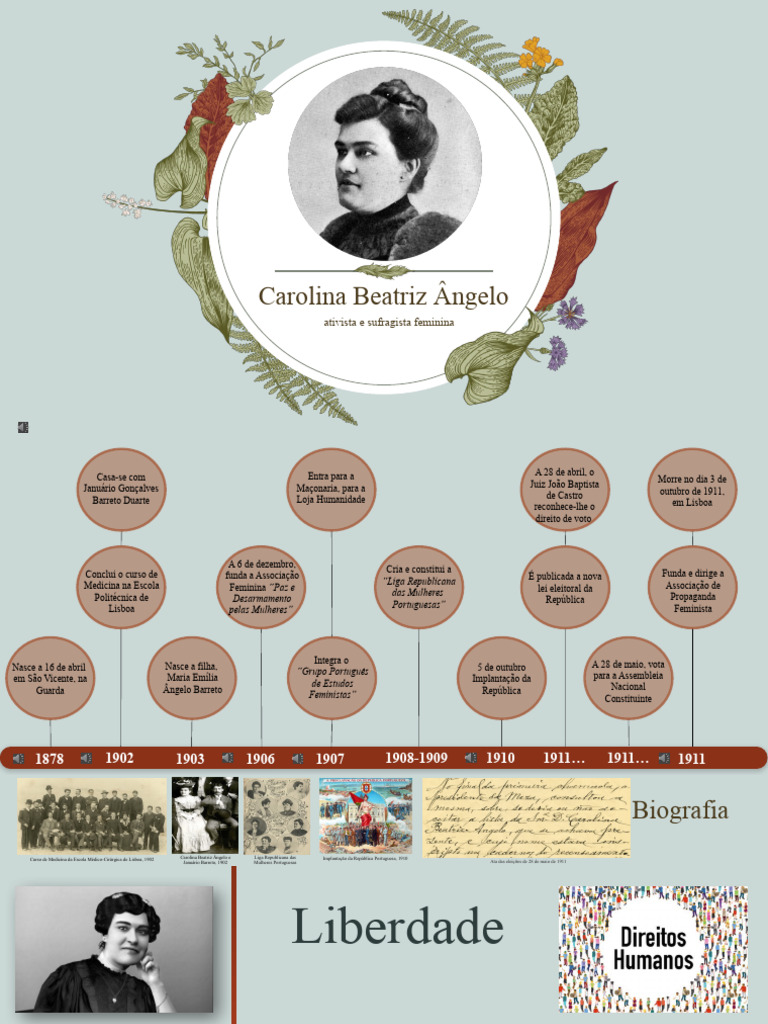 Carolina Beatriz Ângelo: Pioneira do Voto Feminino | PDF | Sufrágio ...