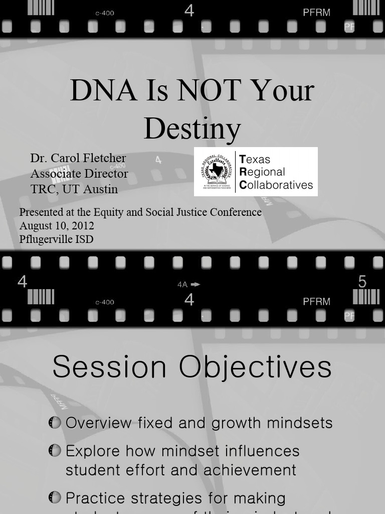 DNA Is Not Destiny | PDF | Fear | Mindset