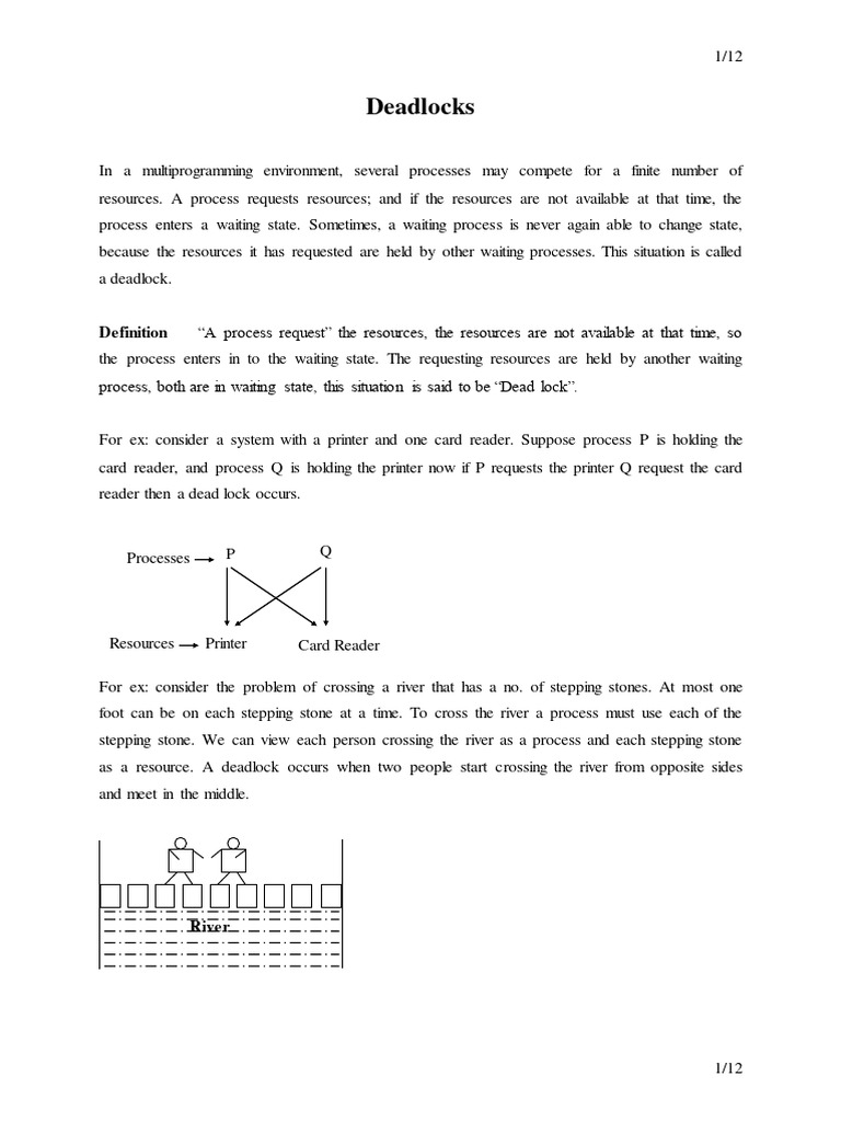 Chapter Two OS Part 2 Deadlocks | PDF | Process (Computing) | Computer ... Chapter Two OS Part 2 Deadlocks | PDF | Process (Computing) | Computer ...