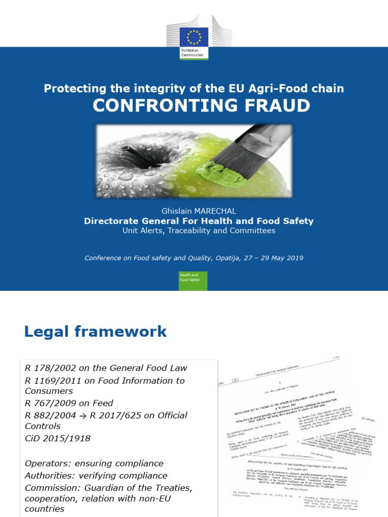 4 Ghislain Marechal - Protecting the integrity of the EU AGri-Food ...