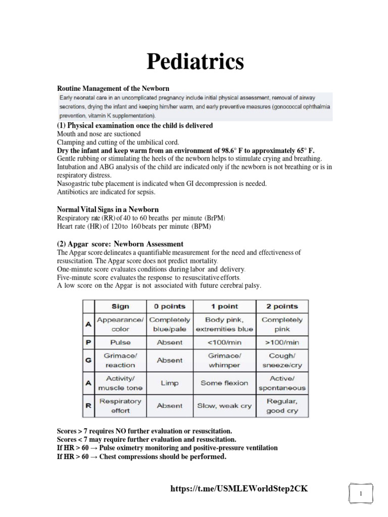 Uw - Elseby Notes Pediatrics | PDF | Congenital Heart Defect | Heart
