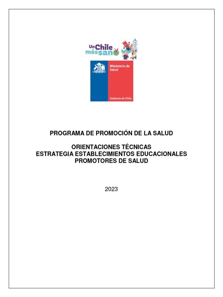 Orientaciones Eeps 2023 | PDF | Salud mental | Educación de la primera infancia
