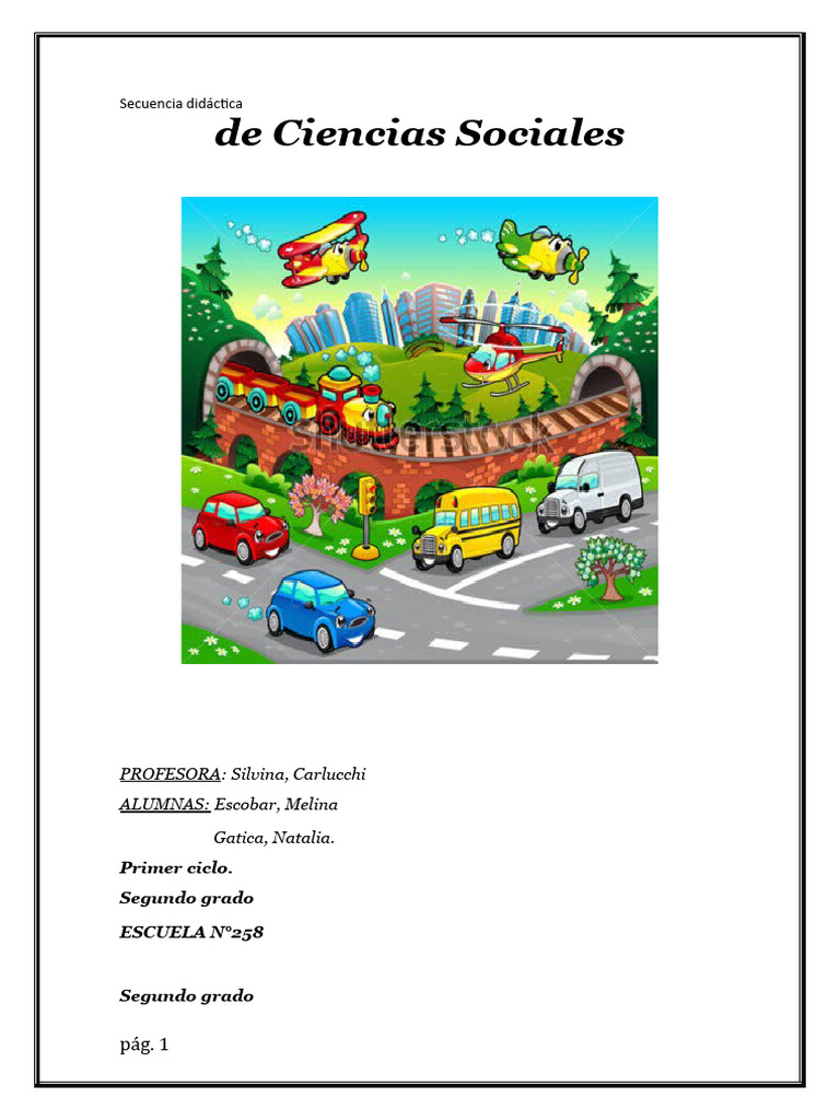 Secuencia de Ciencias Sociales | PDF | Transporte | Conocimiento