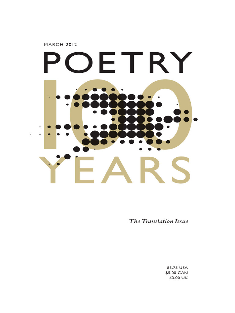 Poetry Magazinei Pad Edition | Download Free PDF | Poetry | Translations