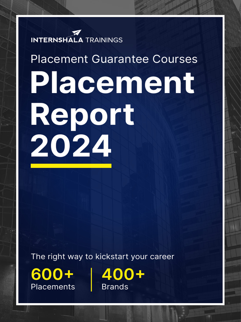 placement_report | PDF | Mentorship | Internship