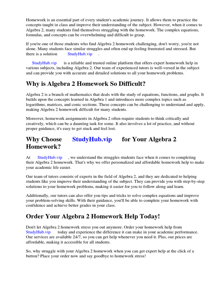 Homework Algebra 2 Answers | PDF | Algebra | Equations